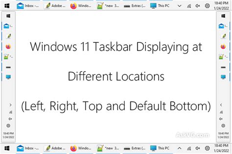 [tip] How To Move The Taskbar In Windows 11 Askvg