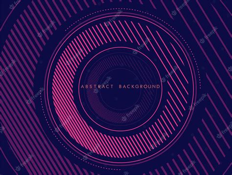 Premium Vector Abstract Background With Dynamic Linear Waves Vector Illustration In Flat