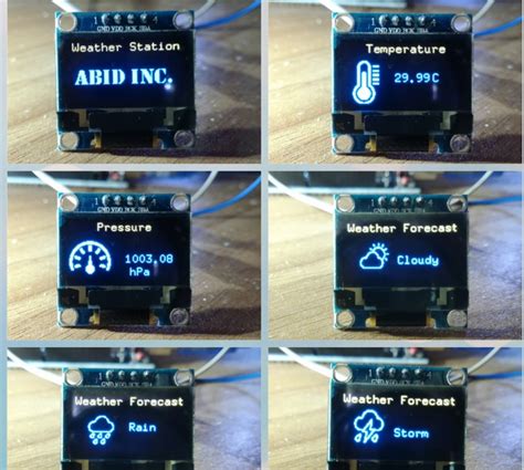 Bmp280 Weather Station With Oled Display Lazydays Creation Blog