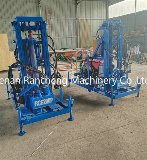 100m Small Well Drilling Rig 150m Portable Drilling Rig Rotary 22hp