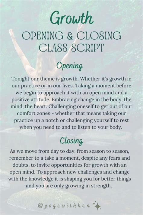 23 Opening And Closing Class Scripts Ideas In 2025 Yoga Yoga Themes
