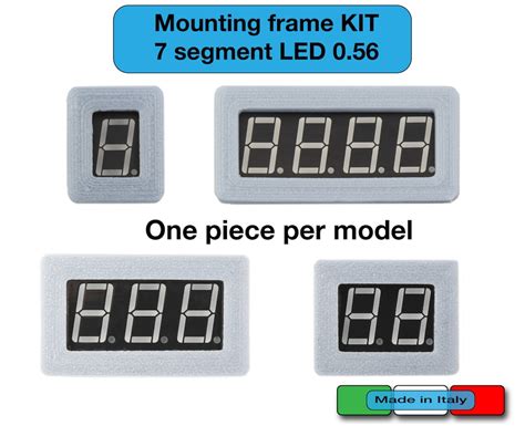 0 56 Inch 7 Segment Led Display Mounting Frame Frame Case Two Digit