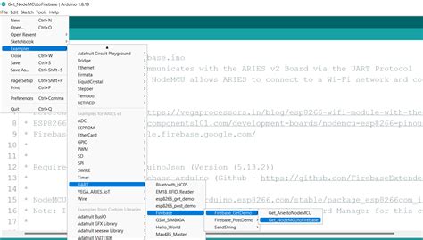 Controlling Led From Firebase Iot Cloud Platform Using Vega Aries Boards And Nodemcu Wi Fi