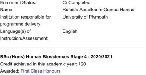 Rufaida H On Linkedin I Am Proud To Say That I Have Achieved A First