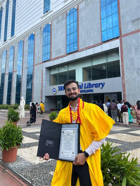 Vaidik Dubey On Linkedin Graduation Ece Srmist Engineering Newbeginnings