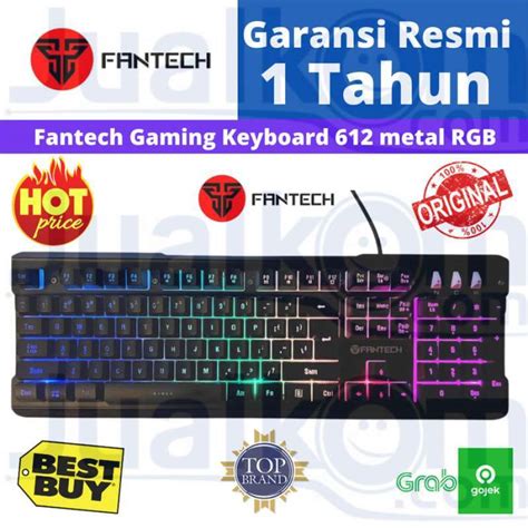 Promo Produk Ori Fantech Gaming Keyboard Metal Rgb Diskon Di Seller Frens Store