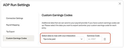 Set Up Custom Earning Codes In Adp Run 7shifts