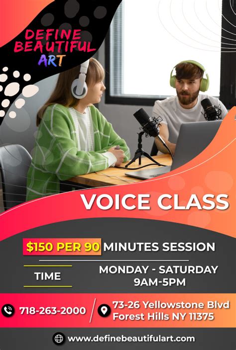 Voice Class Define Beautiful Art