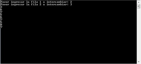 Arrays Python Intercambiar Filas Matriz Tutorias Co