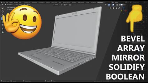 Easy Laptop Modelling With Blender Modifiers Breakdown Tutorials Tips And Tricks Blender