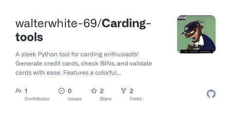 Github Walterwhite 69carding Tools A Sleek Python Tool For Carding Enthusiasts Generate