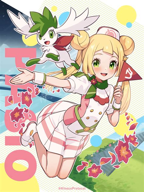 Safebooru Girl Blonde Hair Blush Buttons Commentary Request Cosplay Double Bun Eyelashes Flag