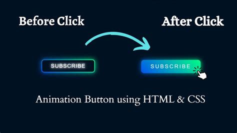 Creating An Animated Button Using Html And Css Animation Css Youtube