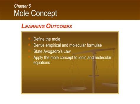C05 The Mole Concept PPT