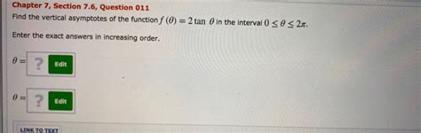 Solved Chapter 7 Section 76 Question 011 Find The