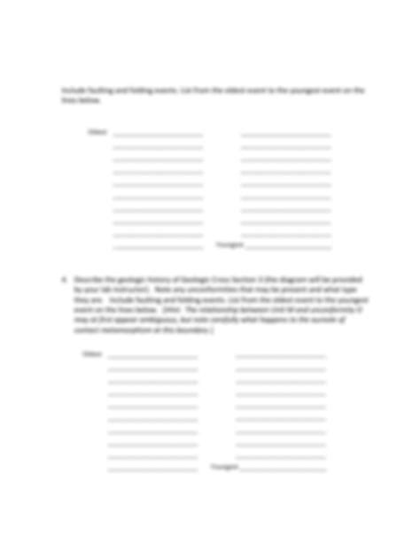 Geologic Cross Section Lab Acetokin