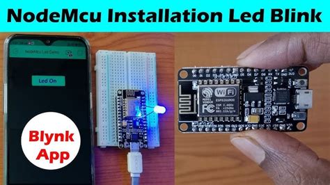Esp8266 Nodemcu Blinking A Led Youtube Simple Led Control Using
