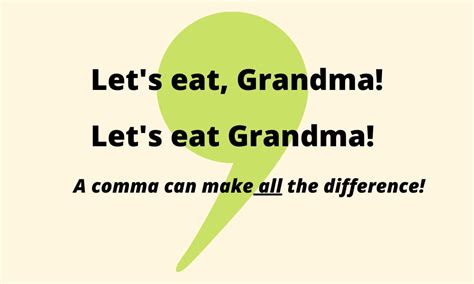 The Comma Rules In English Punctuation Grammar