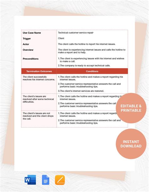 Agile Use Case Template