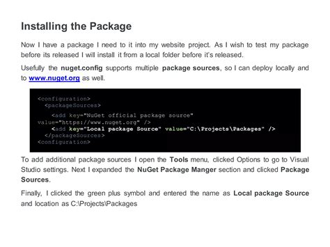 creating an nuget package for episerver ppt