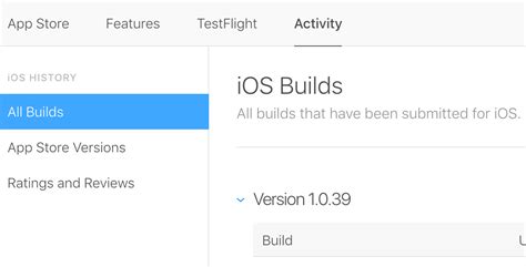 Ios Difference Between Itunes Connect App Version And Build Version