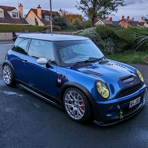 Custom Mini Cooper S Sweet Ride Blue Mini Cooper With Custom