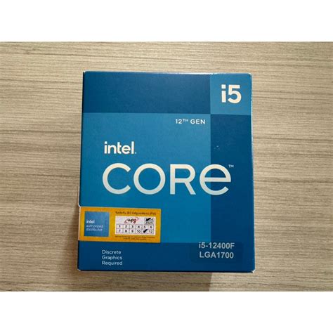 Cpu ซีพียู Intel Core I5 12400f 2 5 Ghz Socket Lga 1700 ของใหม่ Shopee Thailand