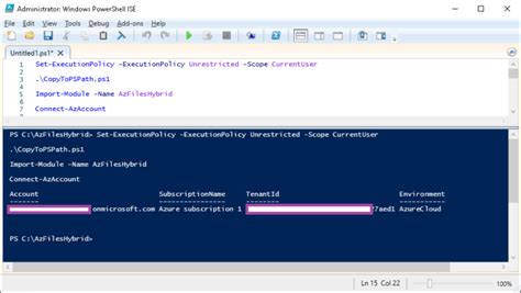using azure files smb access with windows on premise activ
