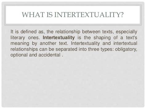 Intertextuality