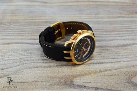 Кожена Каишка за Часовник Swatch от Естествена Кожа Broscolors