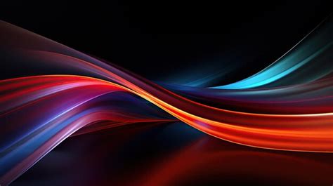 Premium AI Image Abstract Dark Background Of Light With Stripes AI Generative AI Generative