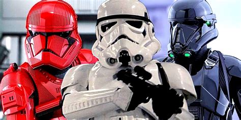 Star Wars Cada Tipo De Stormtrooper Classificado De Acordo Com O Nível