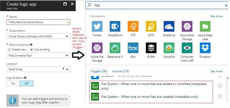 Getting Started With Logic Apps File Routing Connect To On Premise File System With Logic App