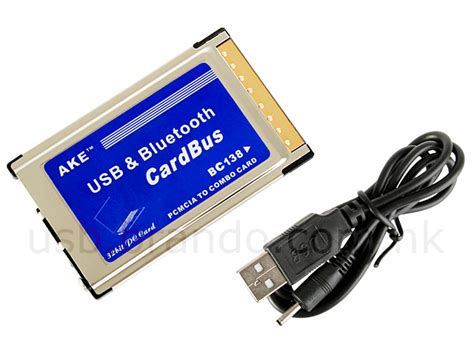 PCMCIA To USB 2.0 + Bluetooth COMBO Cardbus Adapter