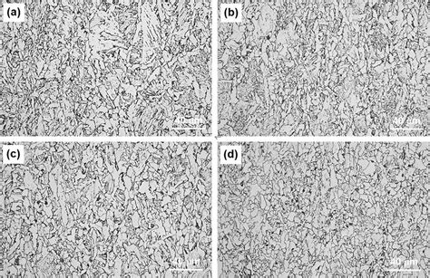 Microstructure Of Different Tempering Temperatures A 550℃ B 650