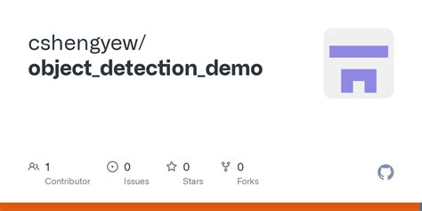 github cshengyew object detection demo