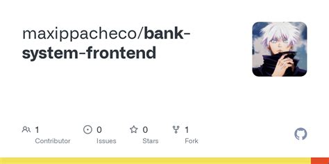 GitHub Maxippacheco Bank System Frontend
