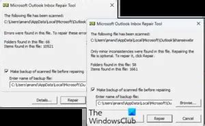 Repair Corrupt Outlook PST OST Files With Inbox Repair Tool Etc