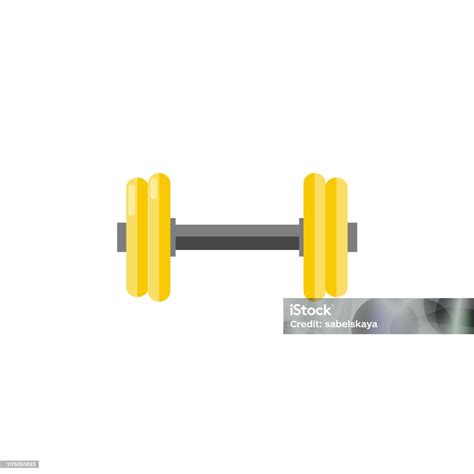 흰색 배경에 고립 된 훈련을위한 체조 아령 운동을 할 스포츠 무게 0명에 대한 스톡 벡터 아트 및 기타 이미지 0명 개념 건강 진단 Istock