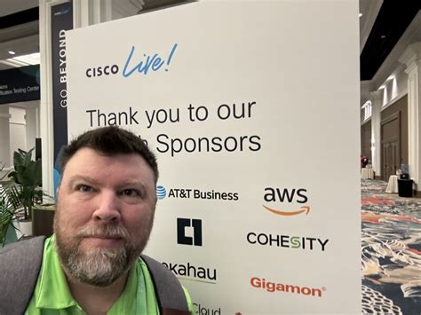 jedidiah wallace on linkedin ciscolive2024 cohesitytag