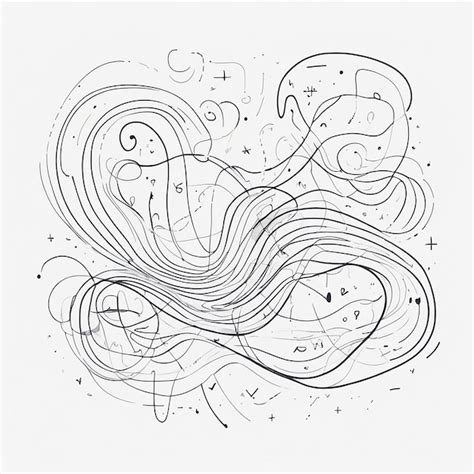 Confusion Clarity Or Path Vector Idea Concept Simplifying The Complex Messy Line Like Hard And