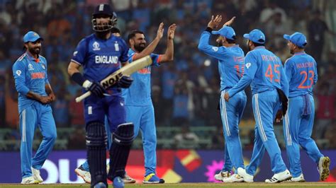 World Cup 2023 टीम इंडिया ने इंग्लैंड को 100 रनों से हराया पॉइंट्स