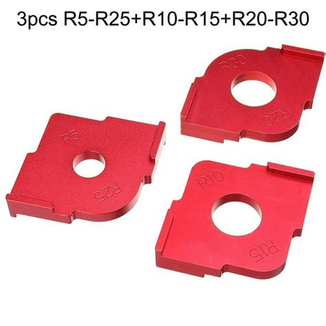 Premium Aluminum Alloy Router Templates Corner Radius Jig Set For Woodworking