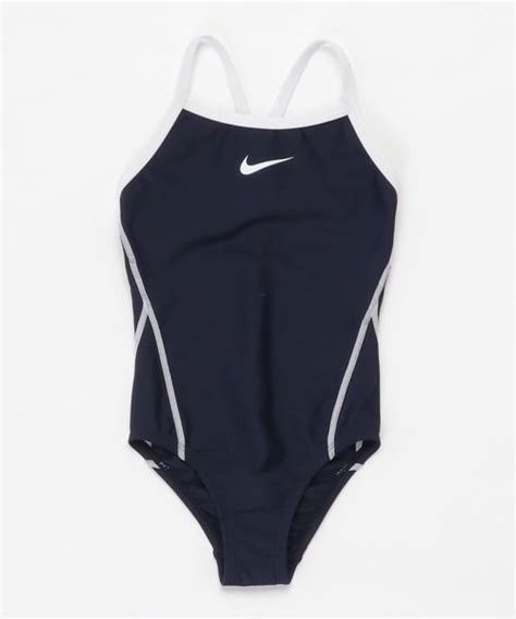 Nike（ナイキ）の「nike ナイキ 女児 パイピングワンピース スクール水着（水着）」 Wear