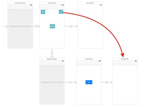 xcode create a segue to a different navigationcontroller stack overflow