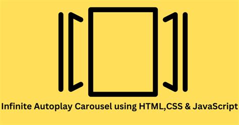 Infinite Autoplay Carousel Using Htmlcss And Javascript