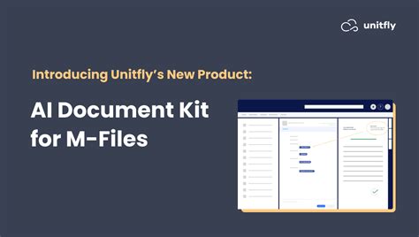 Introducing Unitflys New Product Extension Kit Document Ai Extension Kit For M Files Unitfly