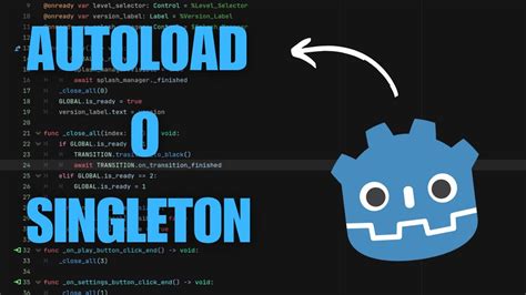 ¡como Usar Los Autoload O Singleton En Godot 4 Youtube