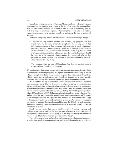 Software Engineering Lecture Notes 84 334 Software Design