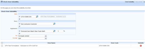 Suitability Add Exclusivity Constraint Formpak Software Software